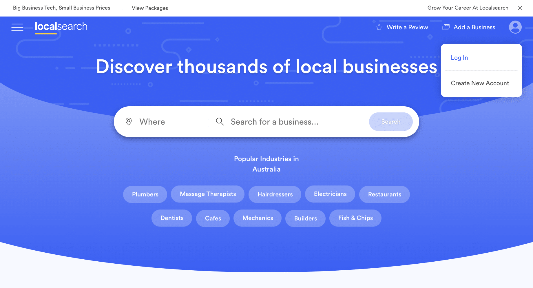 How to Access Localsearch for Business - Localsearch Knowledge Base